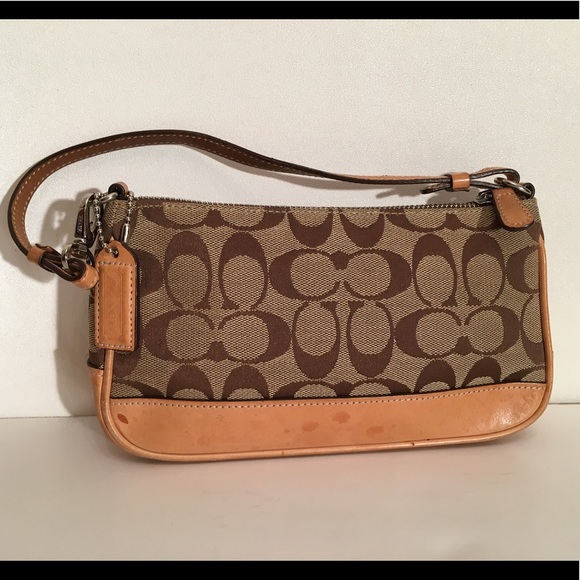 Coach | Bags | Authentic Small Coach Bag With Signature Print | Poshmark