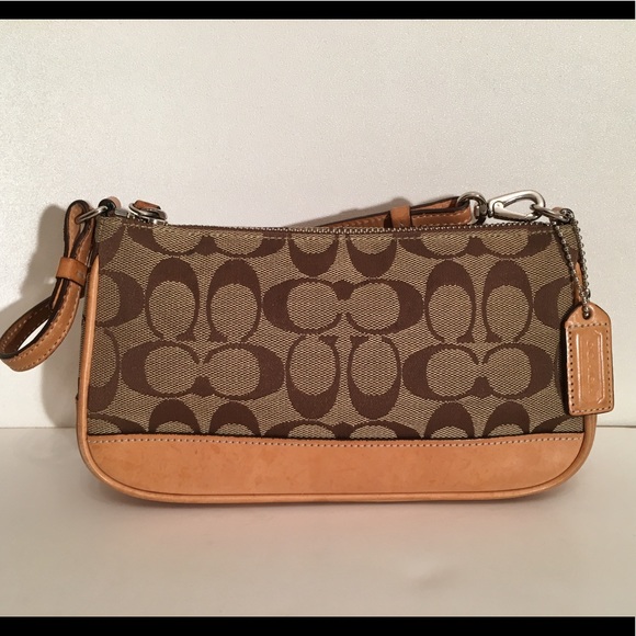 Coach | Bags | Authentic Small Coach Bag With Signature Print | Poshmark