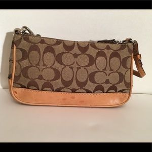Coach | Bags | Authentic Small Coach Bag With Signature Print | Poshmark
