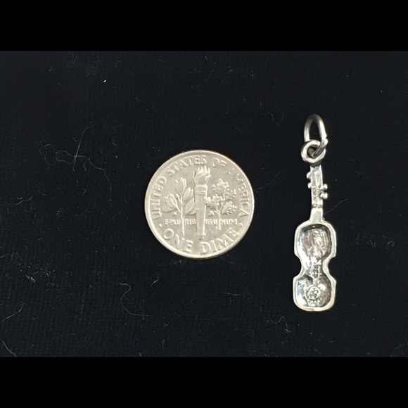 Jewelry | Sterling Silver Bass Charm | Poshmark