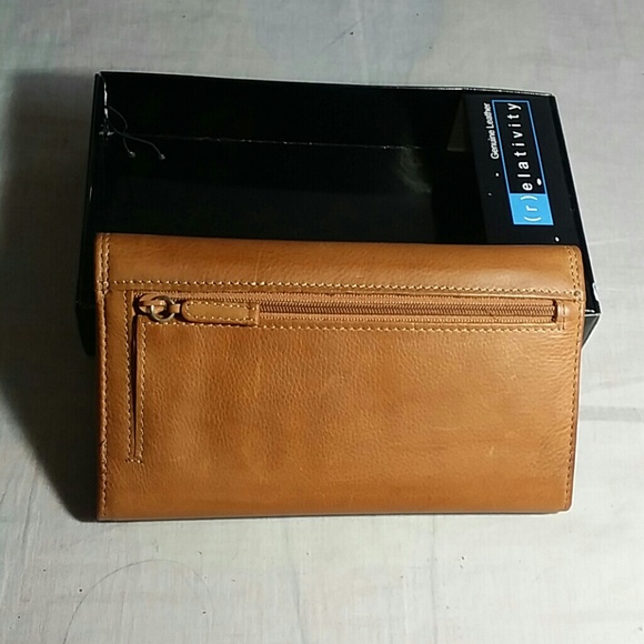 Relativity | Bags | Relativity Wallet Tan Genuine Leather 7x4 | Poshmark