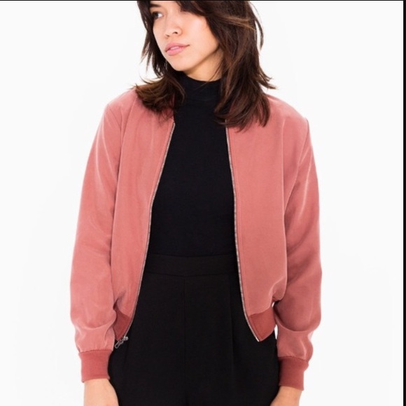 American Apparel | Jackets & Coats | American Apparel Maroon Bomber ...