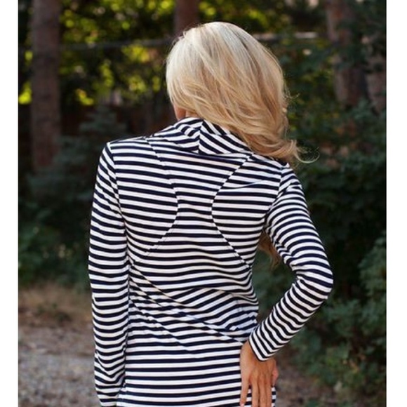 Jackets & Coats | New Striped Moto Style Asymmetrical Zip Jacket | Poshmark