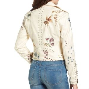 Blank NYC | Jackets & Coats | Blank Nyc Embroidered Floral Moto Jacket | Poshmark