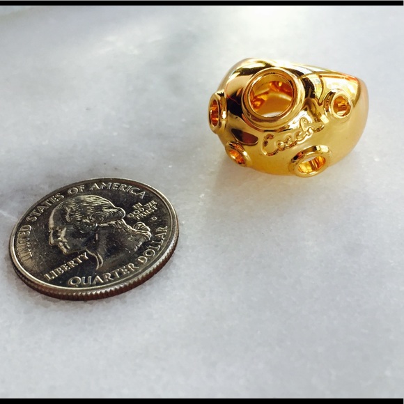 Coach | Jewelry | Coach Ring With Circular Cutouts | Poshmark