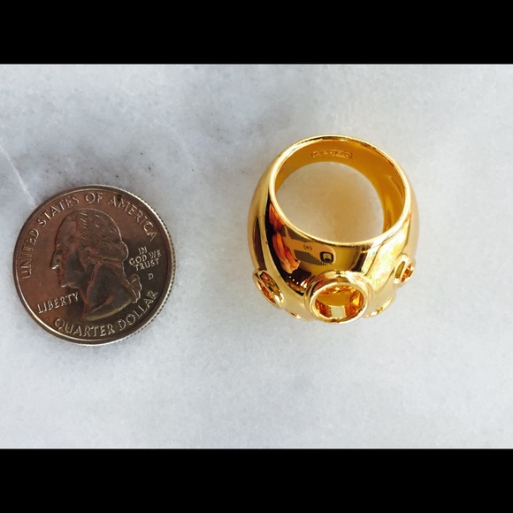 Coach | Jewelry | Coach Ring With Circular Cutouts | Poshmark