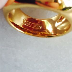 Coach | Jewelry | Coach Ring With Circular Cutouts | Poshmark