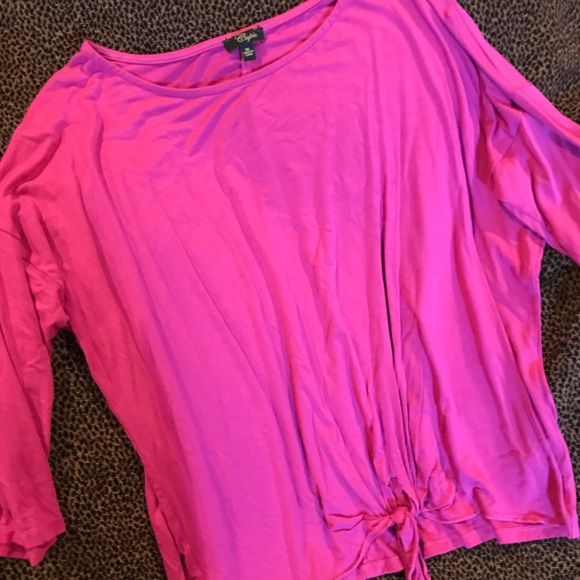 Cupio | Tops | Cupio Shirt Xl Raspberry | Poshmark