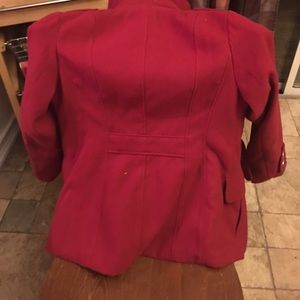 George | Jackets & Coats | Peacoat Red Jacket | Poshmark