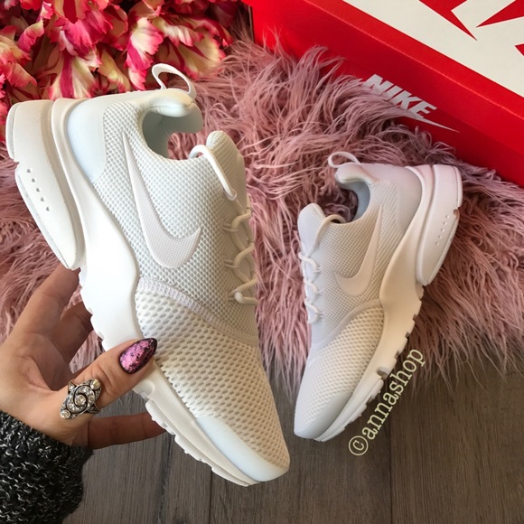 Nike | Shoes | Nwt Nike Presto Fly Triple White | Poshmark