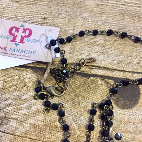 Pink Panache | Jewelry | Pink Panache Fearless Arrow Necklace | Poshmark