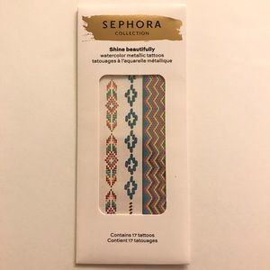 Sephora | Jewelry | Sephora Collection Watercolor Metallic Tattoos ...