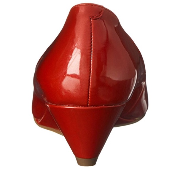 Urban Outfitters | Shoes | Ruby Red Pointy Ballet Demi Wedge Flats ...