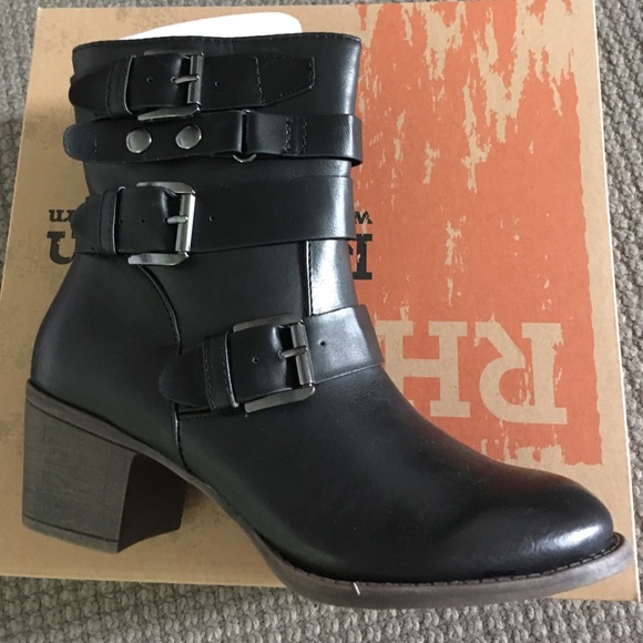 Ruff Hewn | Shoes | Ruff Hewn Black Thayer Bucked Bootie 8 | Poshmark