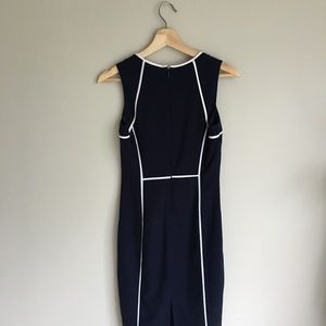 White House Black Market | Dresses | Whbm Navy Dress | Poshmark