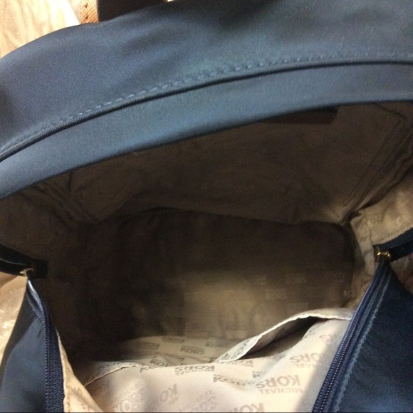 MICHAEL Michael Kors | Bags | New Michael Kors Navy Nylon Backpack ...