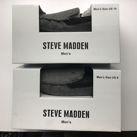 Steve Madden | Shoes | Steve Madden Gray Spire Faux Fur Lined Slipper ...