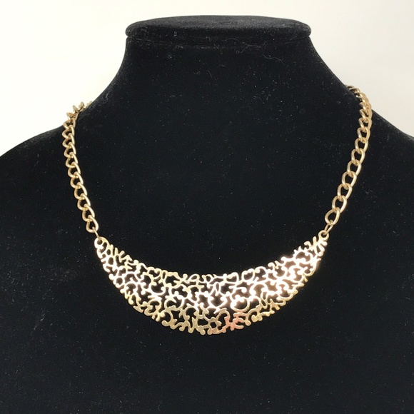 Jewelry | Gold Toned Filigree Necklace | Poshmark