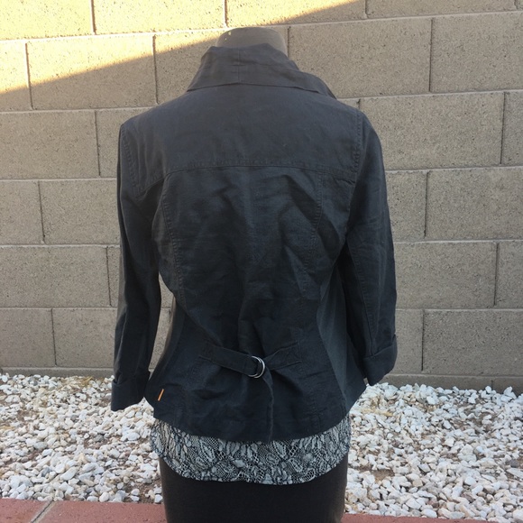 Lucy | Jackets & Coats | Lucy Activewear Linen Openfront Jacket | Poshmark