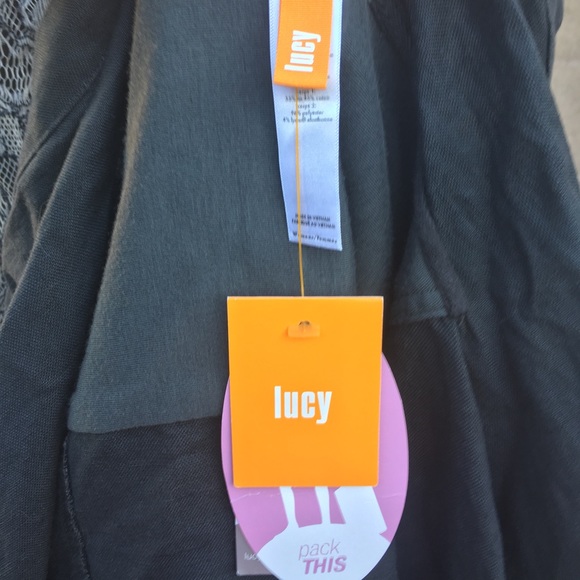 Lucy | Jackets & Coats | Lucy Activewear Linen Openfront Jacket | Poshmark