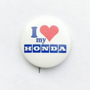 Vintage | Accessories | Vintage I My Honda Pin | Poshmark