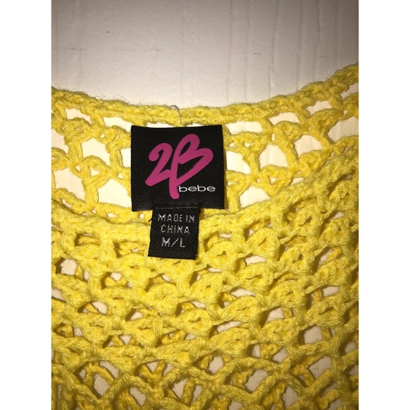 2B Bebe | Tops | 2b Bebe Crochet Top | Poshmark