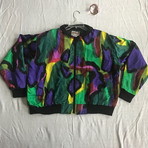 Jackets & Coats | Vintage Show Stopper Multi Color Windbreaker | Poshmark
