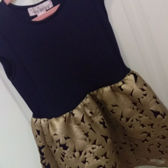 Halabaloo | Dresses | Halabaloo Dress With Lasercut Faux Leather | Poshmark