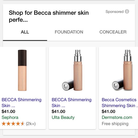 BECCA | Makeup | Sold Becca Shimmering Skin Perfector | Poshmark