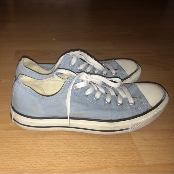 Converse | Shoes | Limited Time Offer Baby Blue Lowtop Converse | Poshmark