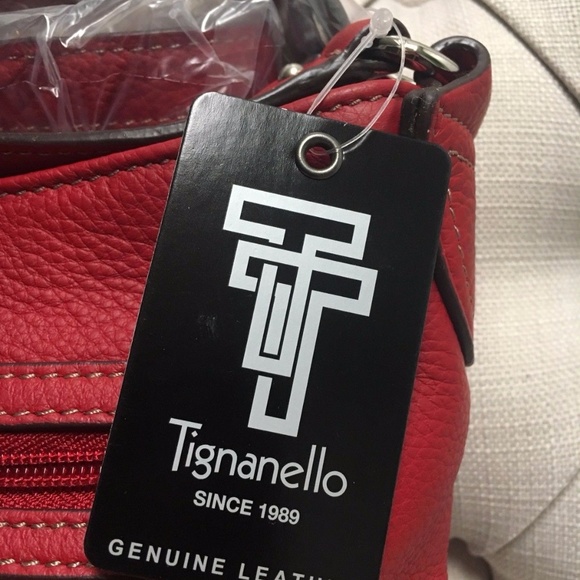 Tignanello | Bags | Tignanello Pebble Leather Crossbody Organizer Bag ...