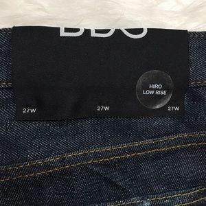 Urban Outfitters | Jeans | New Bdg Blue Black Label Hiro Lowrise Tartar ...