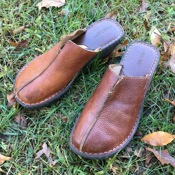 Cherokee | Shoes | Cherokee Leather Clogs | Poshmark