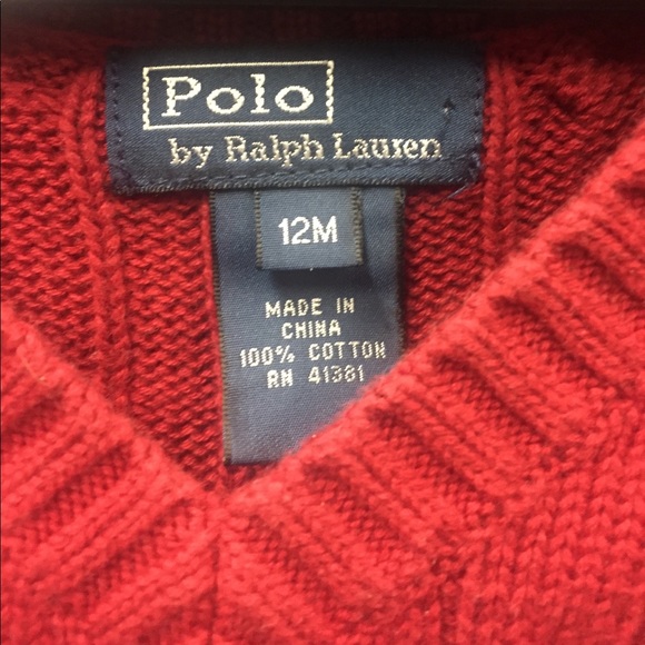 Polo Ralph Lauren | Jackets & Coats | Red 2m 10 Cotton Polo By Ralph ...