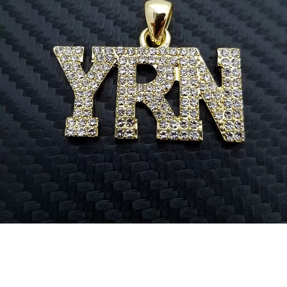 Accessories | Yrn Icey Gold Pendant Migos Hip Hop Music Jewelry | Poshmark