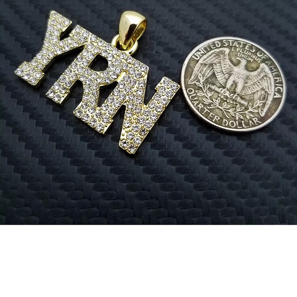 Accessories | Yrn Icey Gold Pendant Migos Hip Hop Music Jewelry | Poshmark