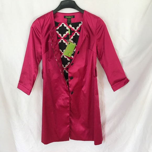 monte milano | Jackets & Coats | Magenta Cocktail Jacket | Poshmark