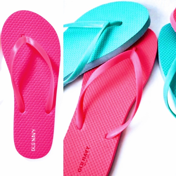 Old Navy | Shoes | Nwt Hot Pink Flip Flops | Poshmark