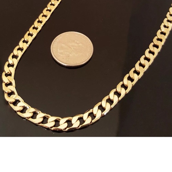 Accessories | Luxury Gold Medusa Pendant Cuban Link Chain New | Poshmark