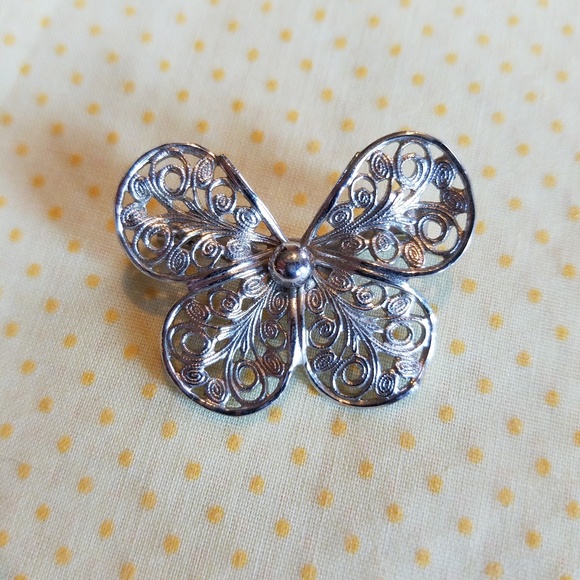 Filigree | Jewelry | Butterfly Filigree Brooch | Poshmark