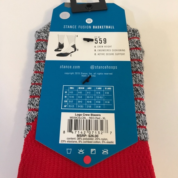 Stance | Underwear & Socks | Nwt Nba Portland Trail Blazers Basketball ...