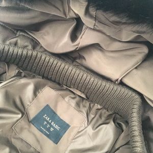 Zara | Jackets & Coats | Nwt Zara Chocolate Brown Puffer Coat | Poshmark