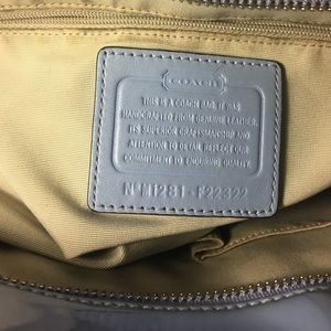 Coach | Bags | Coach Handbag Sky Blue Patent Leather | Poshmark