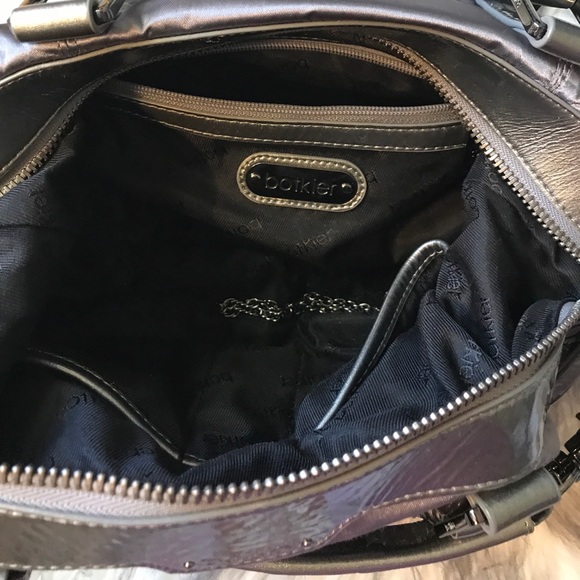 Botkier | Bags | Botkier Satchel Metallic Silvergrey Like New | Poshmark