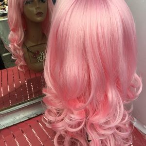 Accessories | Cotton Candy Pink Halloween Costume Wig | Poshmark