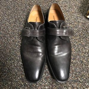 Magnanni | Shoes | Magnanni Marco Grey Leather Monk Strap | Poshmark