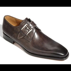 Magnanni | Shoes | Magnanni Marco Grey Leather Monk Strap | Poshmark