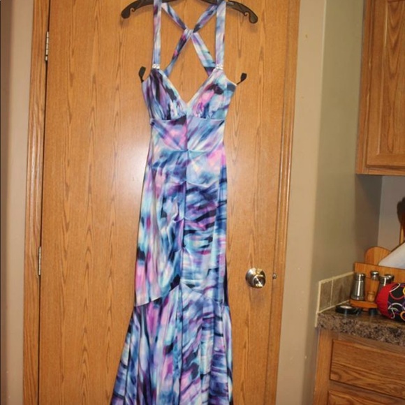 David's Bridal | Dresses | Multi Colored Prom Dress | Poshmark