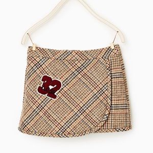 Zara | Bottoms | Zara Kids Girls Super Cute Checkered Print Skirt ...