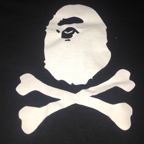 Shirts | Bape Cross Bones Face Szm | Poshmark